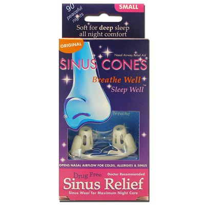 SINUS CONES - SIZE SMALL, WHITE - Nose Cones